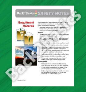 Engulfment Hazards Safety Note – Back 2 Basics Safety