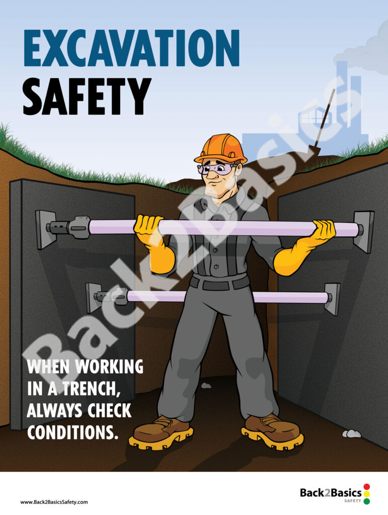 Excavation Safety Poster – Back 2 Basics Safety